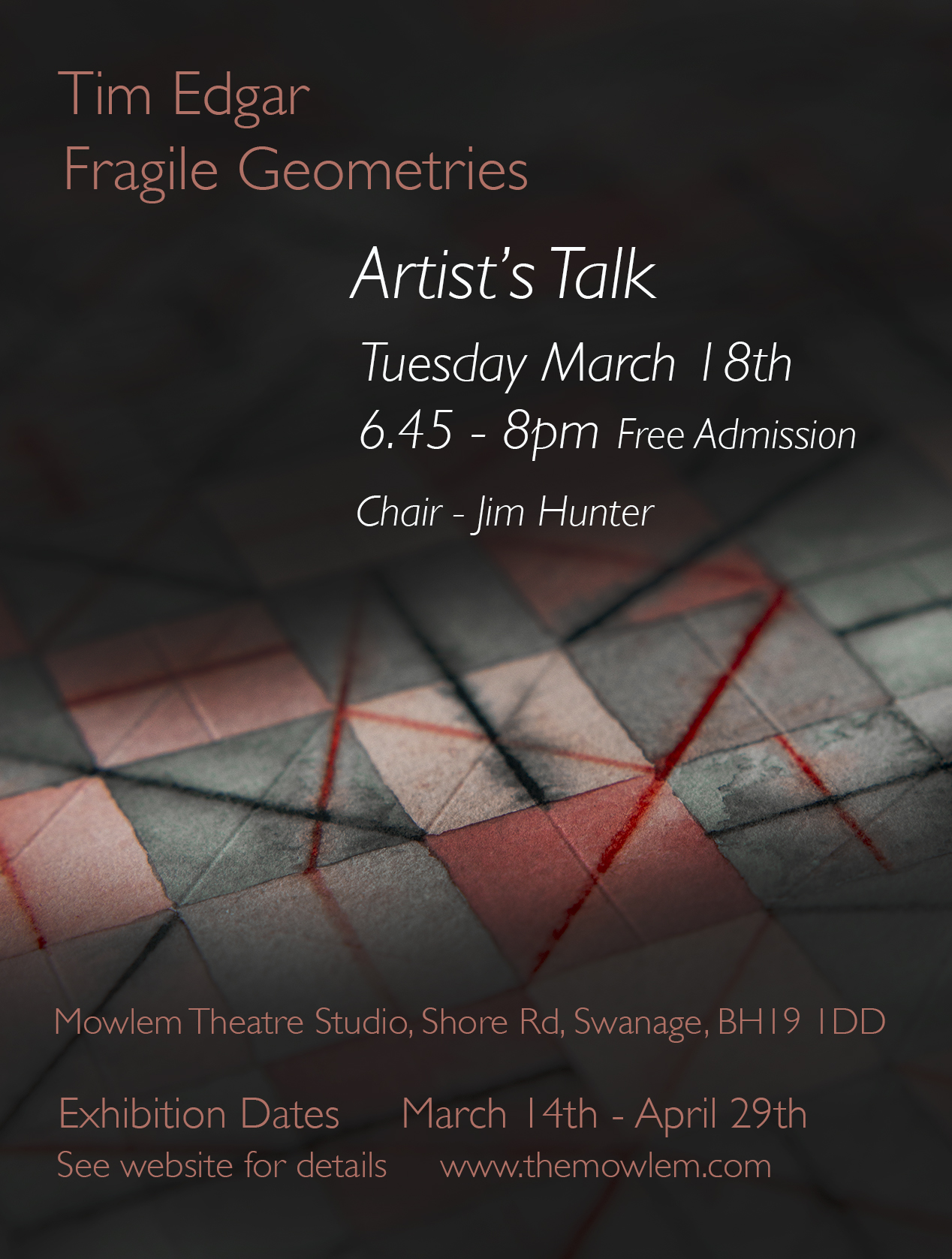 Artist's Talk - Tim Edgar (Free Entry) - The Mowlem